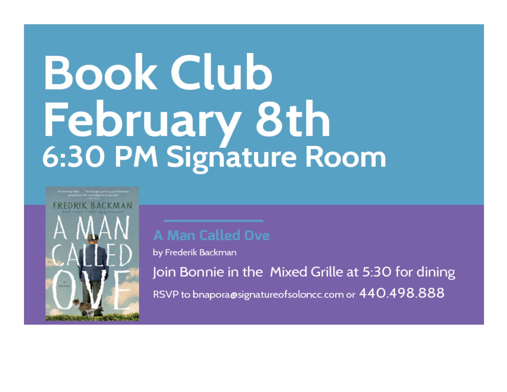 February Book Club | Signature of Solon | 2017-02-08