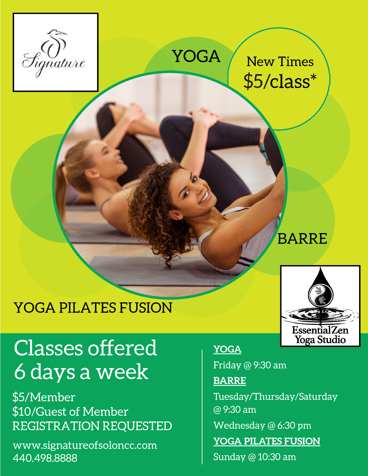 Friday Morning Yoga | Signature of Solon | 2017-03-03