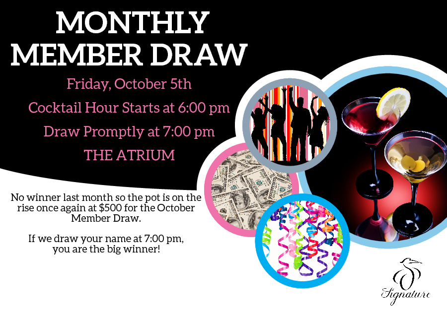 October Member Draw | Signature of Solon | 2018-10-05