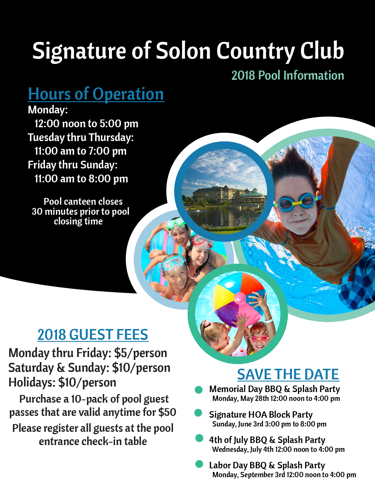 Pool Opening Day | Signature of Solon | 2018-05-26