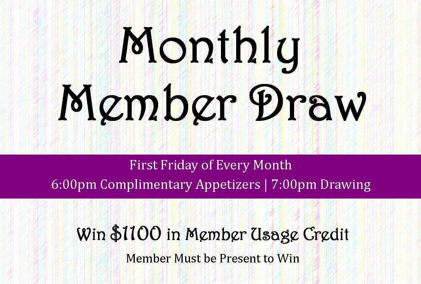 September Monthly Member Draw | Signature of Solon | 2016-09-02